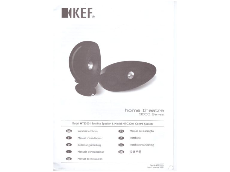 KEF home theatre 3000 Series - Hifidealer